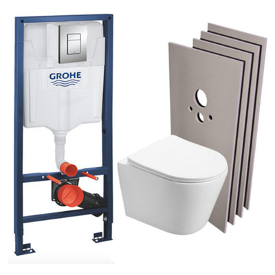 Grohe Toilet Set support frame + Swiss Aqua Technologies Infinitio ...