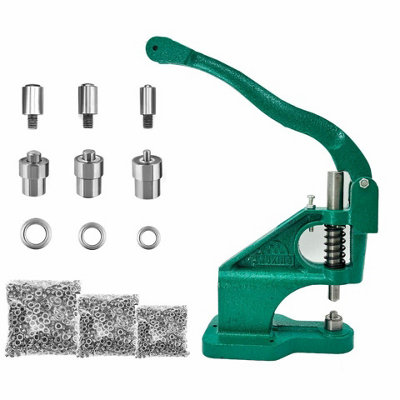 Grommet Machine Hand Press Eyelet Machine Heavy Duty Punch Tools Set