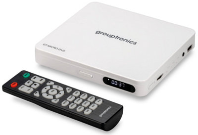 Grouptronics GT-Micro-DVD White Small Multi Region HDMI DVD Player For ...
