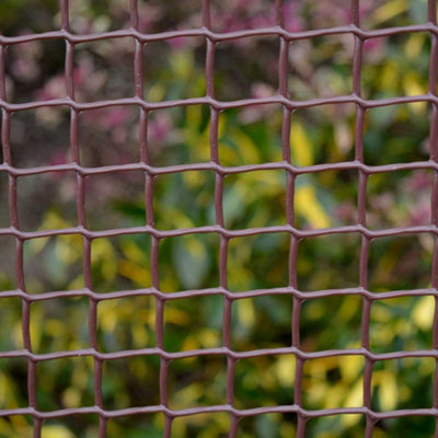 Growers Choice 50mm Brown Plastic Garden Mesh 1m x 5m- Pre-Pack