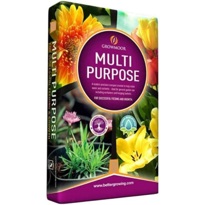 Growmoor Compost 60L Multi Purpose Compost for Indoor and Outdoor ...