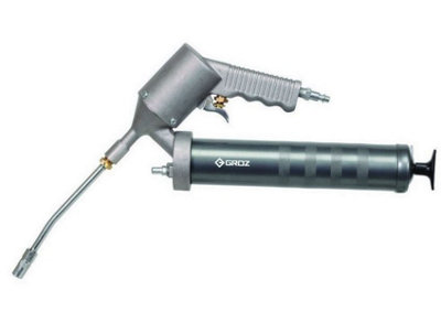 Groz Grease Gun Air Operated Bulk Loader Heavy Duty | DIY at B&Q