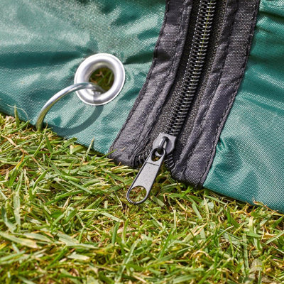 GroZone Cage Garden Cloche - Outdoor Grow House Tent with 2 Zipped ...