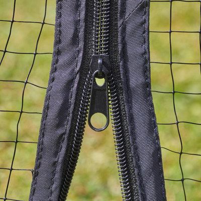 GroZone Cage Garden Cloche - Outdoor Grow House Tent with 2 Zipped ...