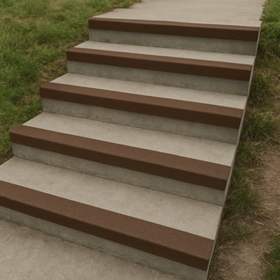 GRP Stair Nosings Heavy-Duty Anti-Slip Safety Tread - Non-Slip Step ...