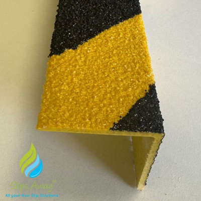 GRP Stair Nosings Heavy-Duty Anti-Slip Safety Tread - Non-Slip Step ...