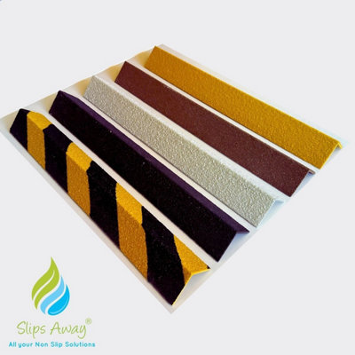 GRP Stair Nosings Heavy-Duty Anti-Slip Safety Tread - Non-Slip Step ...