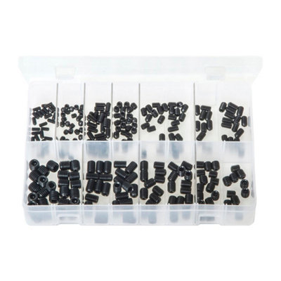Grub Screws Black Metric Box of 250 Pieces
