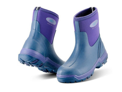 Grubs Midline womens violet rubber ankle waterproof insulated ...