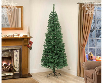 GSD Colorado Slim Spruce Christmas Xmas Tree 180cm 6ft Green | DIY at B&Q
