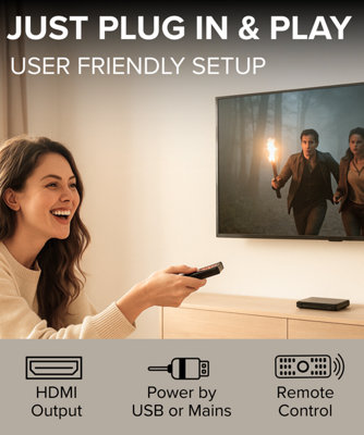 GT-MICRO-DVD Compact Multi-Region HDMI DVD Player with Remote and LED ...