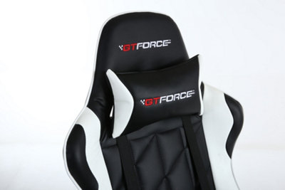GTForce Pro GT Reclining Sports Racing Gaming Office Desk Pc Car Faux ...
