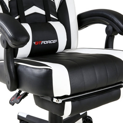 GTForce Turbo Reclining Sports Racing Gaming Office Desk Pc Car Faux ...