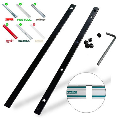 Guide Rail Connector Set For Plunge Circular Saws 1 Pair - Makita ...