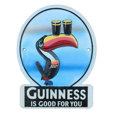 Guinness Toucan Logo Sign St James's Gate Brewery Dublin Cast Iron ...