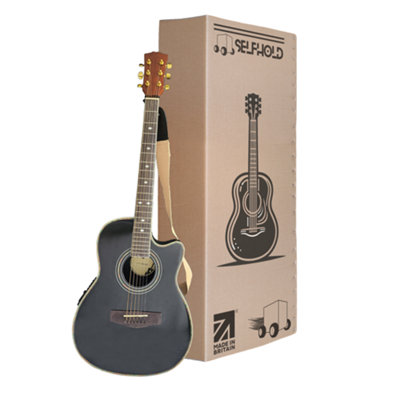 Guitar Shipping Box Double Wall Cardboard (Acoustic (505mm x 200mm x ...
