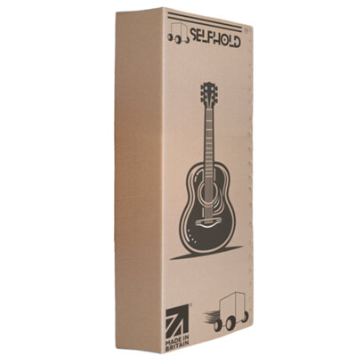 Guitar Shipping Box Double Wall Cardboard (Acoustic (505mm x 200mm x ...