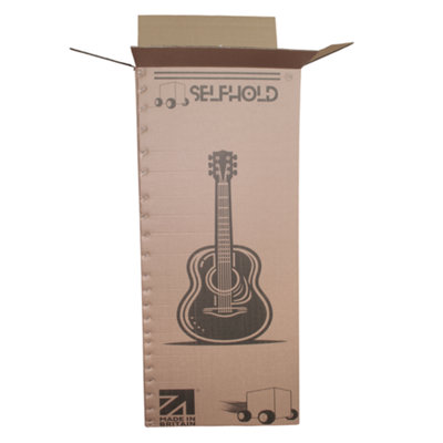 Guitar Shipping Box Double Wall Cardboard (Acoustic (505mm x 200mm x ...