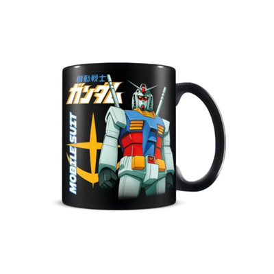 Gundam Clic Mech Mug Black/White/Yellow (One Size) | DIY at B&Q