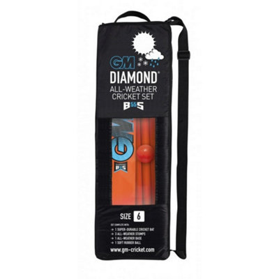 Gunn And Moore Diamond Plastic All Weather Cricket Set Orange/White ...