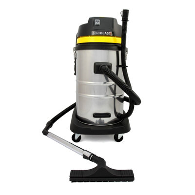 Gutter Cleaning System 60L Industrial Wet & Dry Hoover 24ft Vacuum Pole Kit
