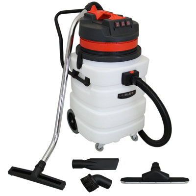 Gutter Cleaning System 90L Wet & Dry Hoover & 24ft Gutter Vacuum Pole Kit