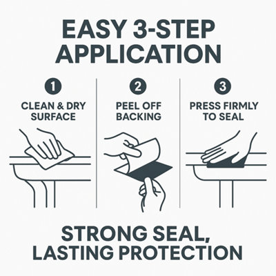 Gutter Repair Tape Patches Heavy Duty Waterproof Self-Adhesive Seal ...