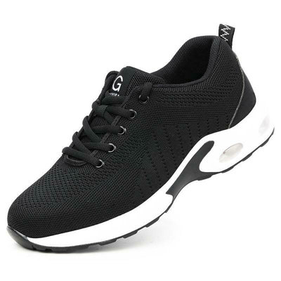 GUYISA A51 Mens Womens Safety Air Work Trainer Shoes Steel Toe Cap ...