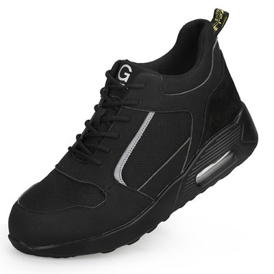 GUYISA A75 Mens Safety Air Work Trainer Shoes Steel Toe Cap Lightweight ...
