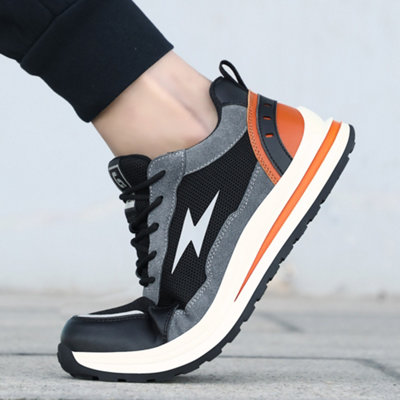 Guyisa N18 Mens Safety Trainers Shoes Boots Steel Toe Cap Trainers ...