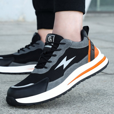 Guyisa N18 Mens Safety Trainers Shoes Boots Steel Toe Cap Trainers ...