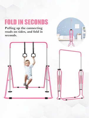 Gymnastics Bar - Training Gymnastics Equipment for Kids - Adjustable ...