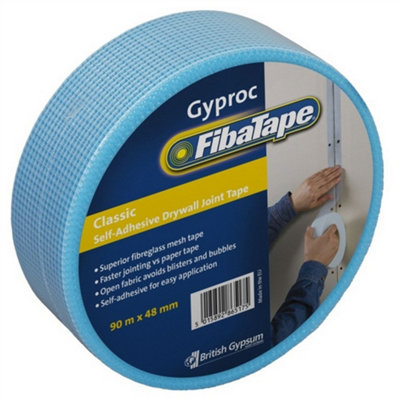 Gyproc Self Adhesive Tape Blue (90m x 48mm) | DIY at B&Q