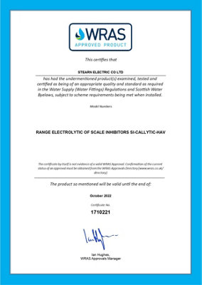 H&V Inline Electrolytic Scale Reducer Inhibitor 15mm Compression Calmag ...