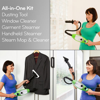 H2O X5 Deluxe Steam Mop & Handheld Steam Cleaner