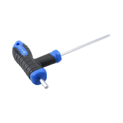 H4 T-Handle 4mm Hex Screwdriver Allen Key 100mm Tool Chrome Vanadium Steel
