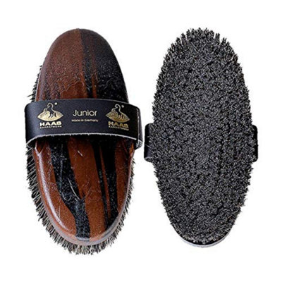 Haas Junior Body Brush Brown (One Size)