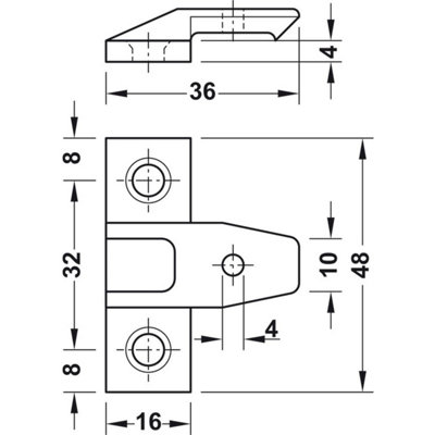 Hafele Keku Push-Fit Panel & Frame Connector Set with Screws - 10 Pack
