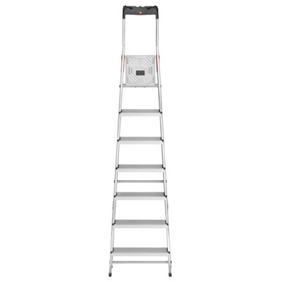 Hailo L60 Aluminium Step Ladders - 7 Treads