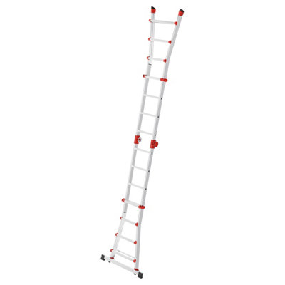 Hailo M80 Aluminium Multipurpose ladder - 4x4 Rungs