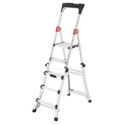 Hailo TL100 TopLine Telescopic Stepladder - 3, 4 or 5 Steps