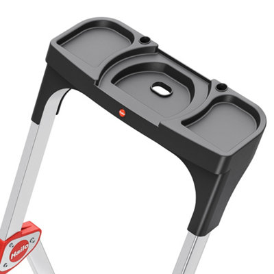 Hailo TL100 TopLine Telescopic Stepladder - 3, 4 or 5 Steps