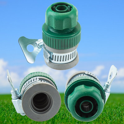 Half Inch Tap Connector Hose Pipe Adjustable Clip - Roots & Shoots