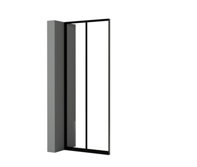 Half Patishon 900mm Frameless self install glazed partition room divider