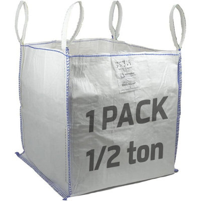 Half Ton Bulk Bag - Heavy Duty Skip Bag - Mini Ton Bag - Tonne Bag ...