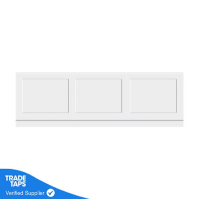 Halite 1700mm White Shaker Front/Side Bath Panel