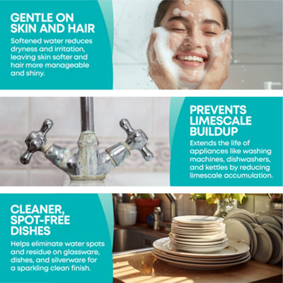 Halite Salt for Water Softener, Pure Grade A Food Quality for Twintec ...