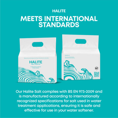 Halite Salt for Water Softener, Pure Grade A Food Quality for Twintec ...