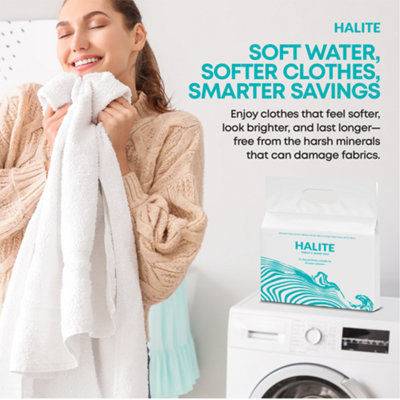 Halite Salt for Water Softener, Pure Grade A Food Quality for Twintec ...