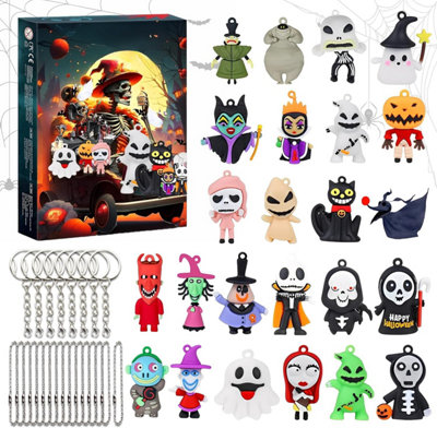 Halloween Advent Calendar 2025, 24Pcs Countdown Calendars for Adult ...